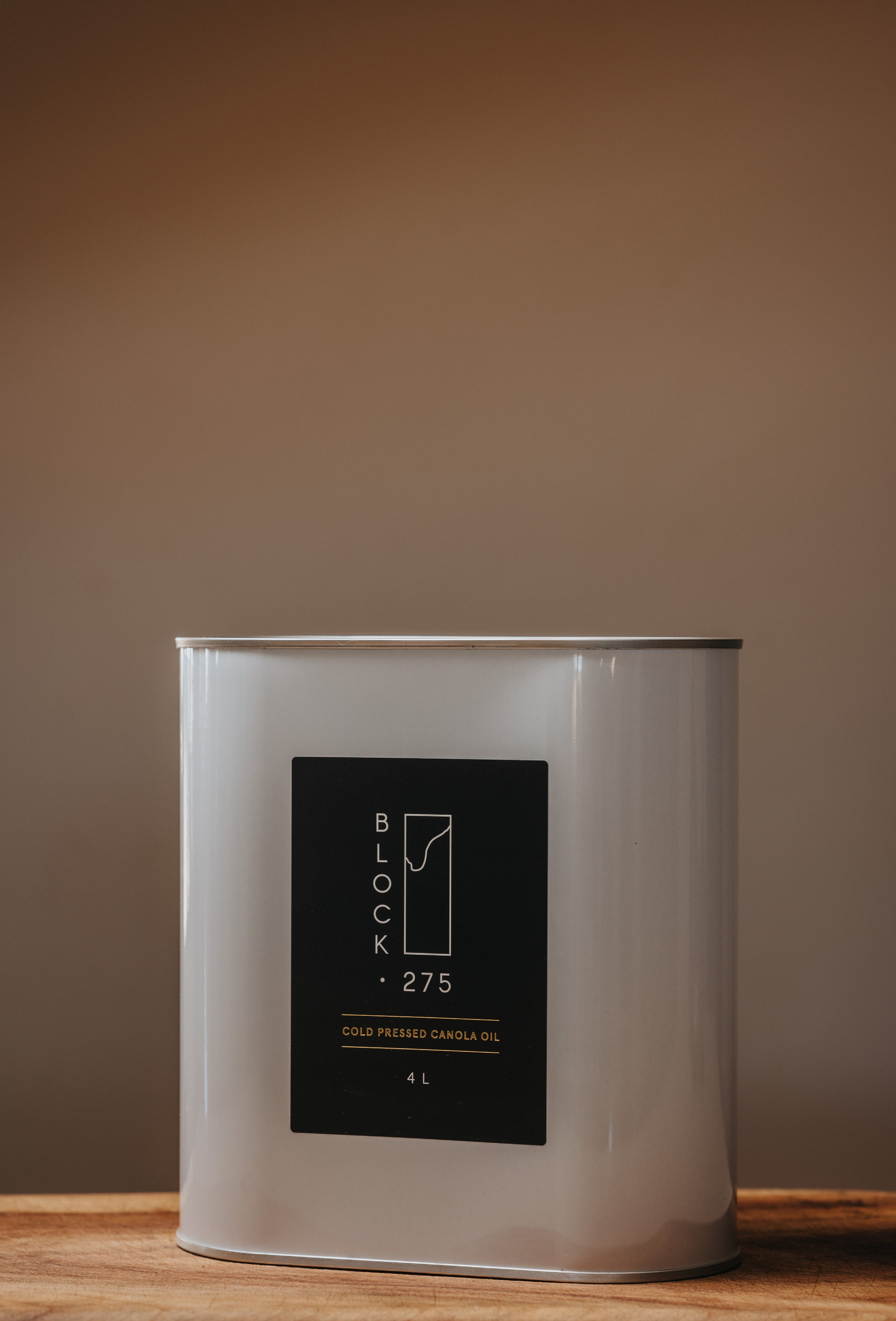 BLOCK 275 Cold Pressed Canola Oil 4L tin | BLOCK 275